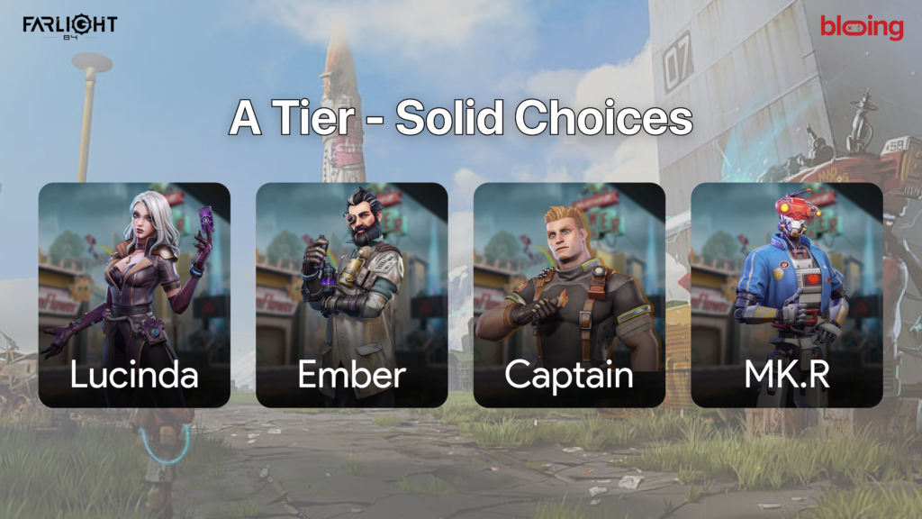 Farlight 84 Character Tier List - S to D Tier