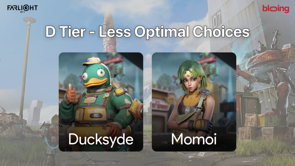 Farlight 84 Character Tier List - S to D Tier